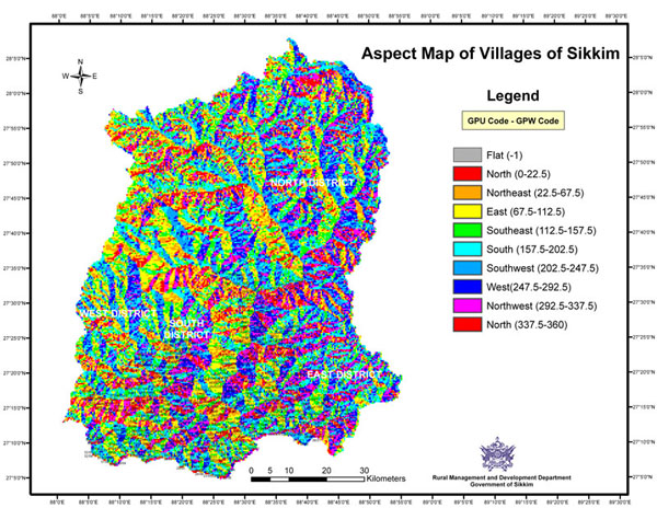 Aspect-Slope Maps in QGIS – King's Geocomputation & Data Science